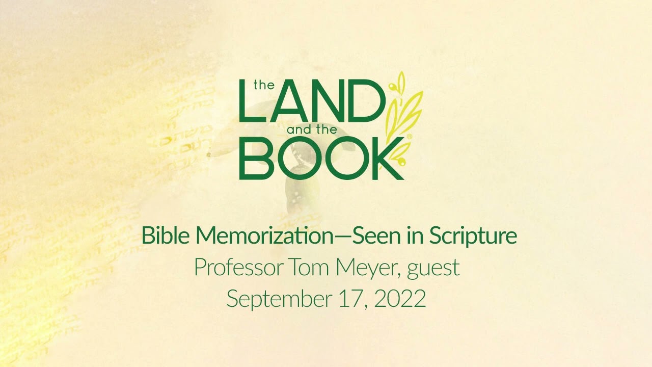 The Bible Memory Man speaks with "The Land and the Book" on the ...