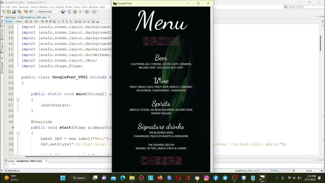 Java FX Google Font + CSS Styling Hover Effects - YouTube
