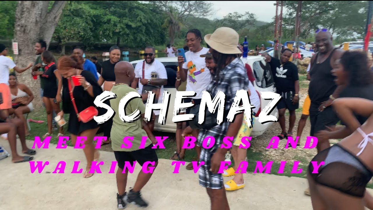 Schemaz meet six boss Drizzy Burk and ⁠walking tv at Caymanas river in ...