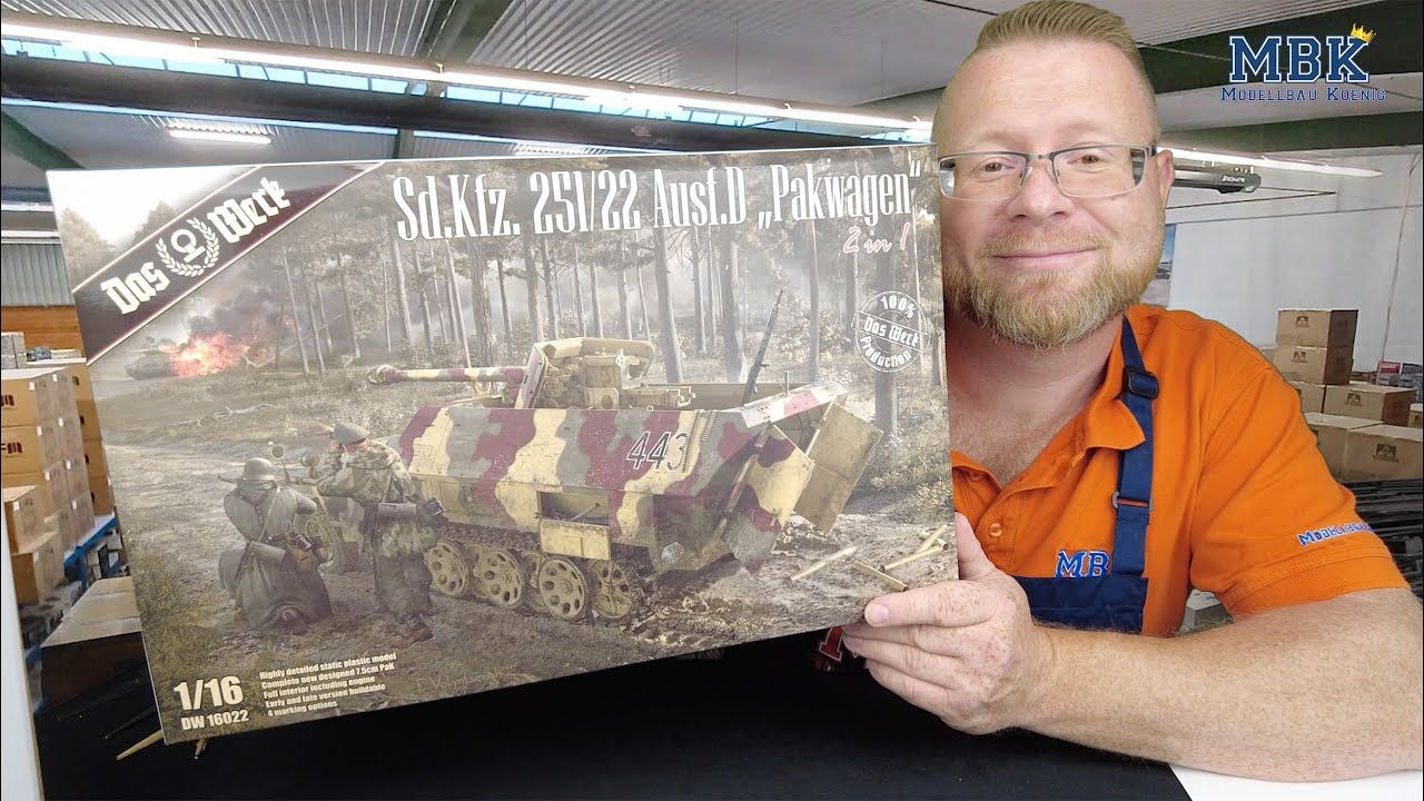 MBK packt aus SPEZIAL - 1:16 Sd.Kfz. 251/22 Ausf. D Pakwagen (Das Werk ...