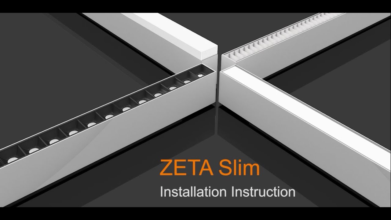 How to install architecture led linear light fixture？ - YouTube