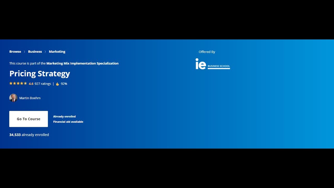 Pricing strategy in marketing|Price Discrimination|Coursera|Marketing ...
