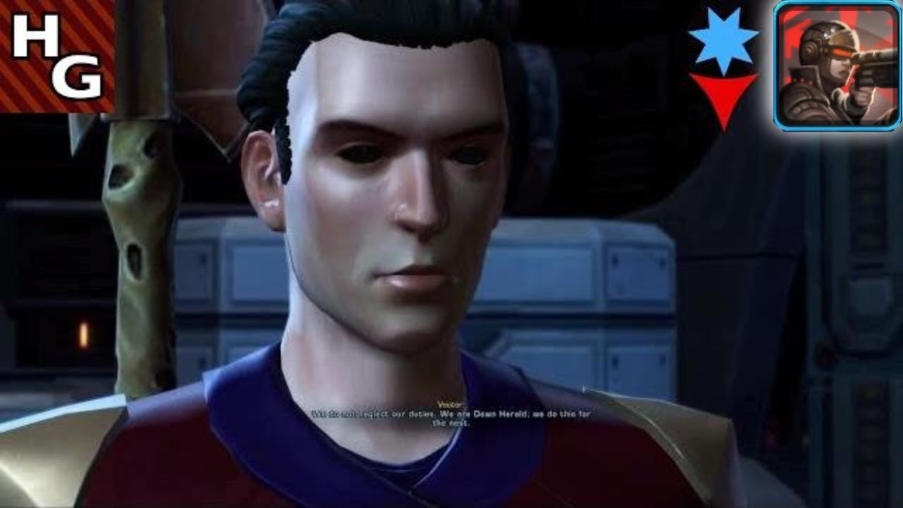 Vector Hyllus SWTOR Imperial Agent [Male] Companion Story - YouTube