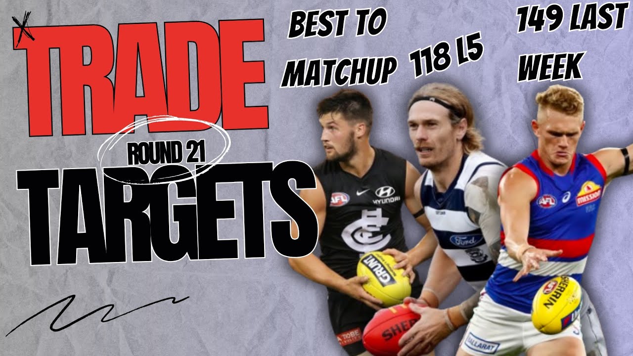 Top AFL Fantasy Trade Targets Round 21 - YouTube