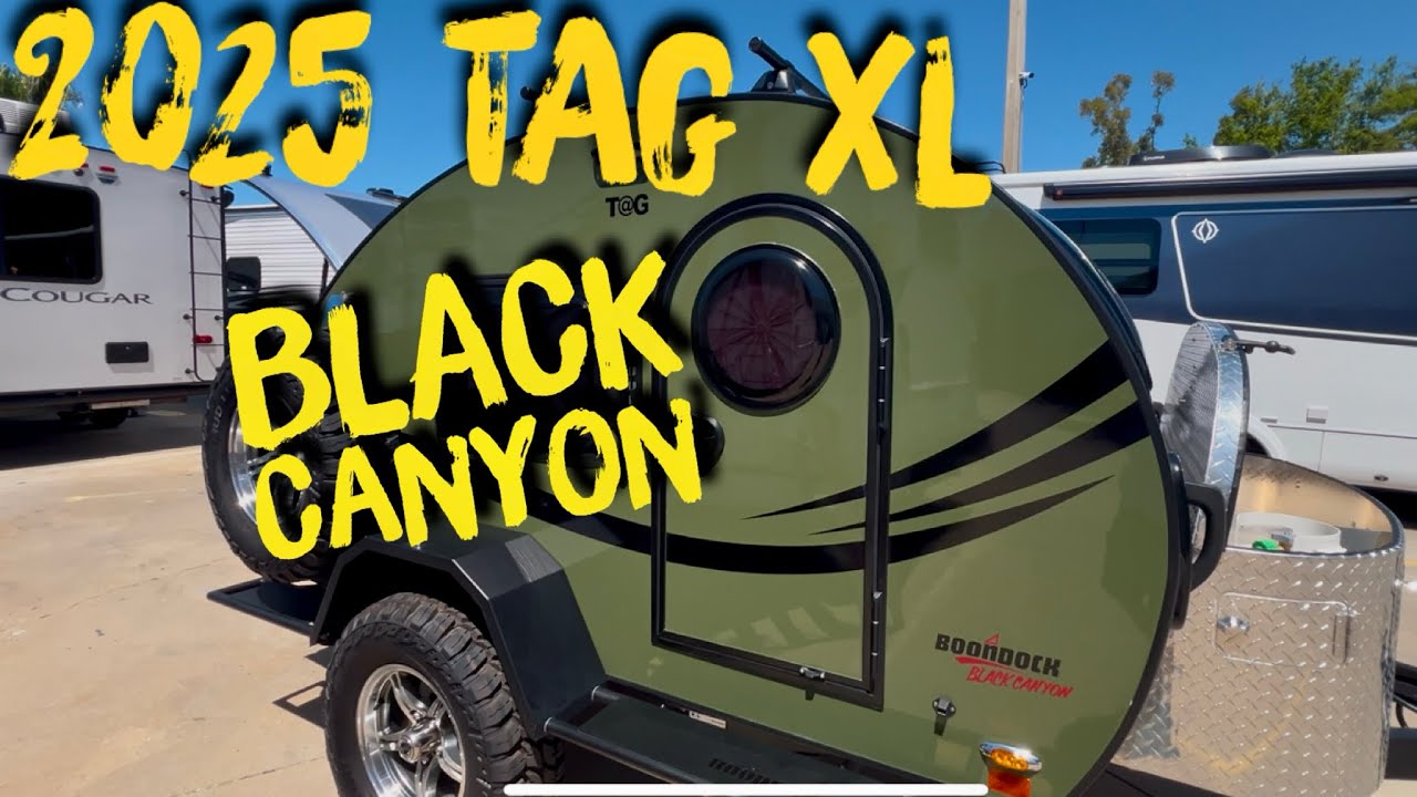 2025 NuCamp T@G Tag XL Boondock “Black Canyon” Edition- Jeep Wrangler ...