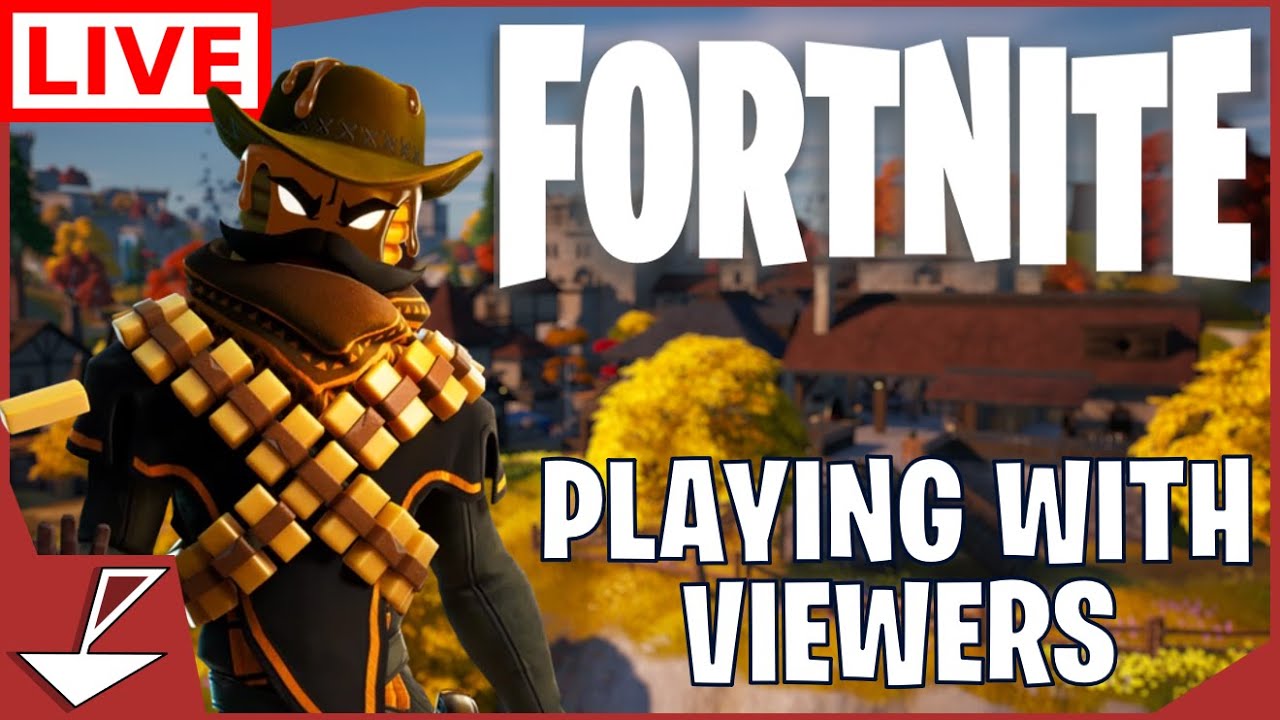 Fortnite LIVE | Playing With Viewers - YouTube