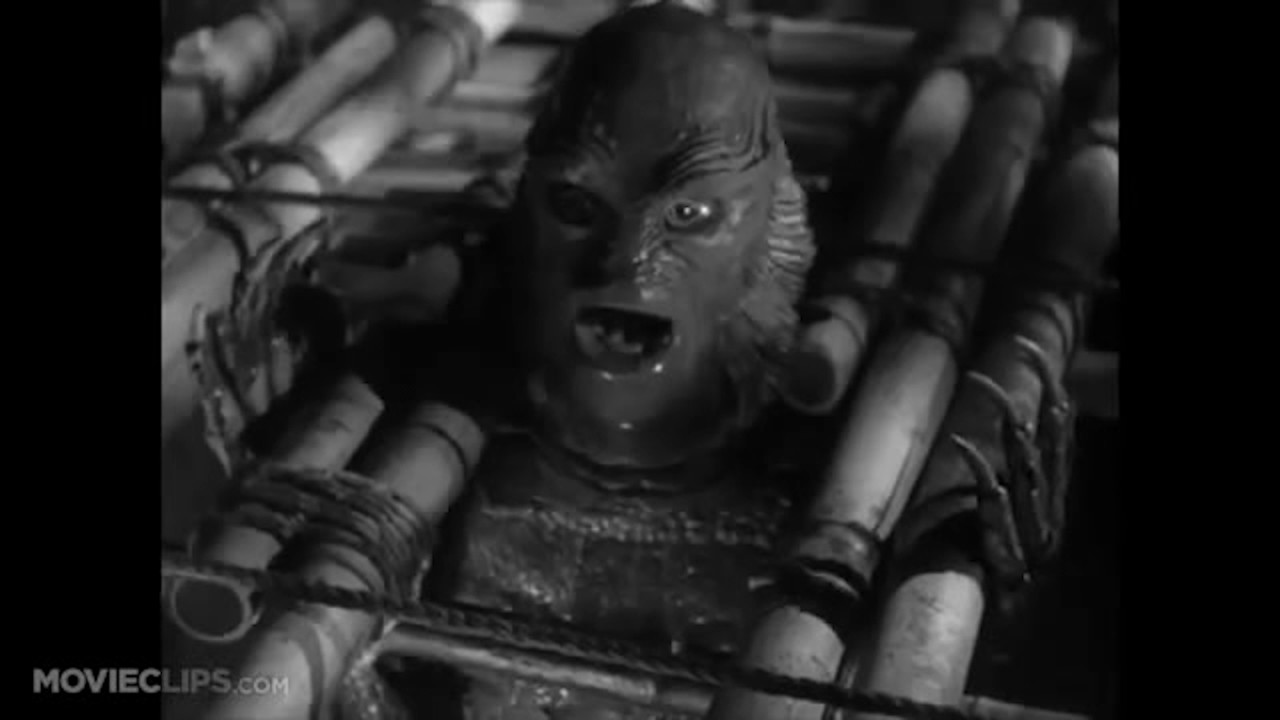 Creature from the Black Lagoon with Homer Simpson - YouTube