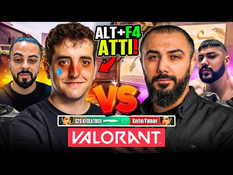 RAKİP TAKIMDA KAVGA ÇIKTI! OYUNDAN QUIT ATTI! | EKİPLE VALORANT 5V5 | Barış Can