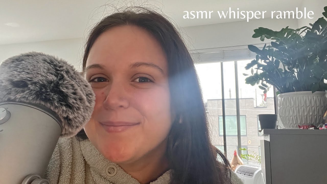 ASMR whisper ramble/catch up with me + random triggers 🫧🌟 - YouTube