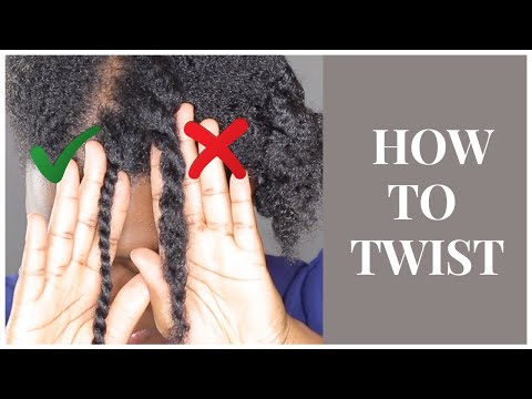 How to Twist Natural Hair | Detailed For Beginners | ItsAbeeyola