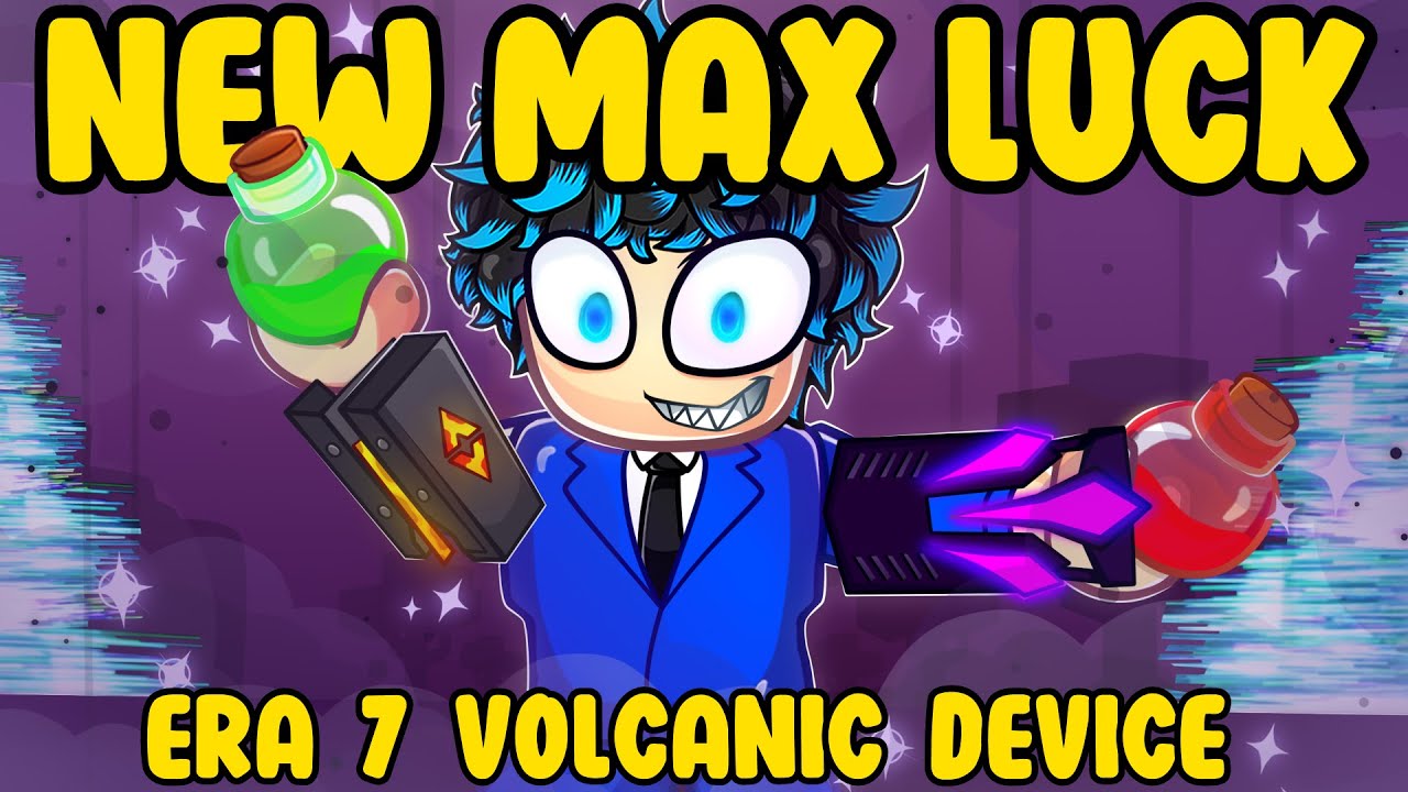Using NEW MAX LUCK with VOLCANIC DEVICE in Roblox Sol's RNG - YouTube