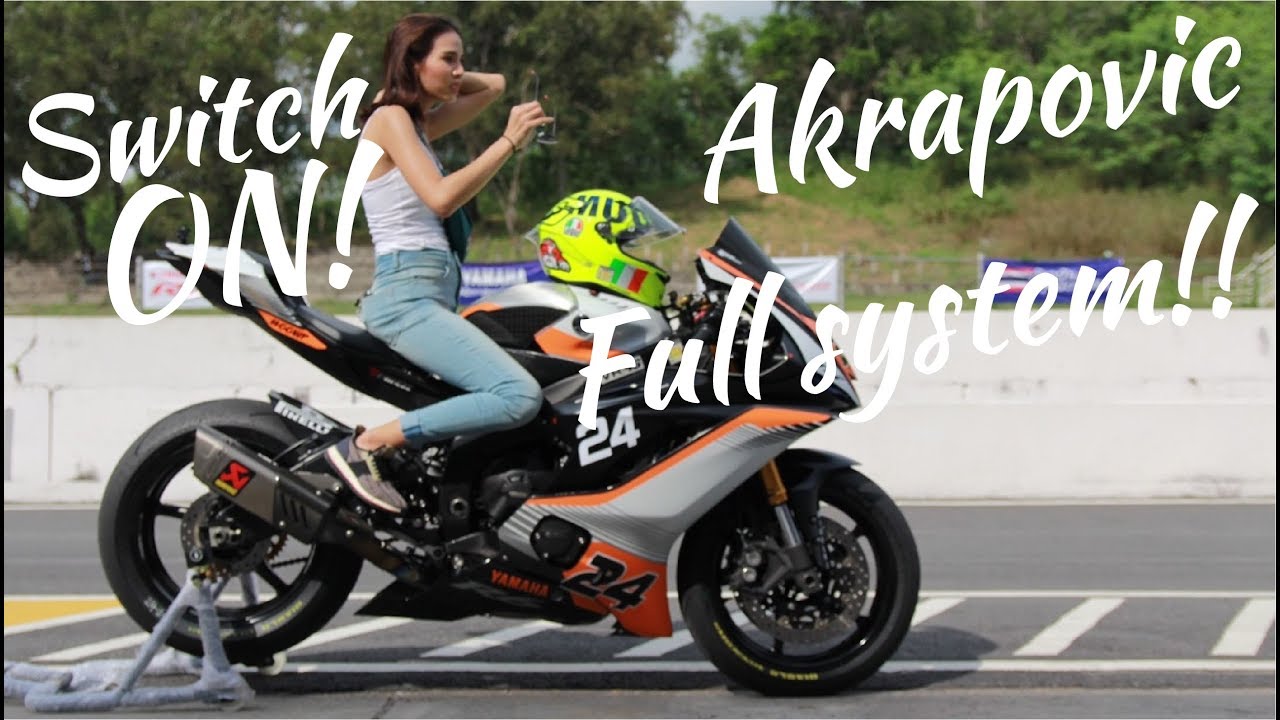 Yamaha R6 2017 Akrapovic Evolution Line - YouTube