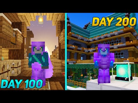 minecraft 200 days survival in hindi devil elder - YouTube
