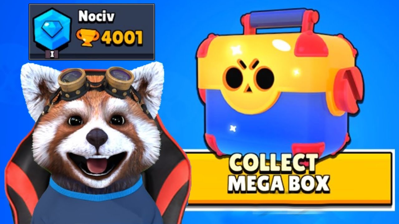 DESCHID PRIMUL MEGA BOX din TROPHY ROAD (4000 DE TROFEE) | Brawl Stars ...