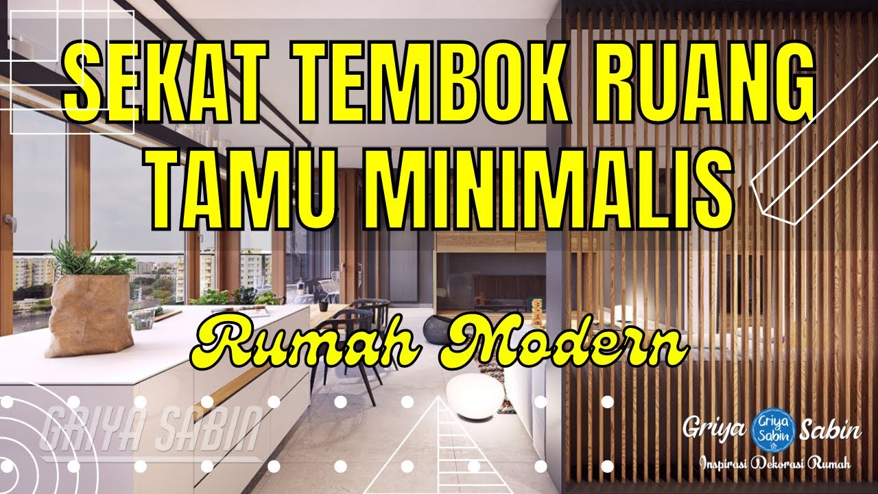 99 Inspirasi Partisi Sekat Ruang Tamu Terbaik Living Room Partition ...