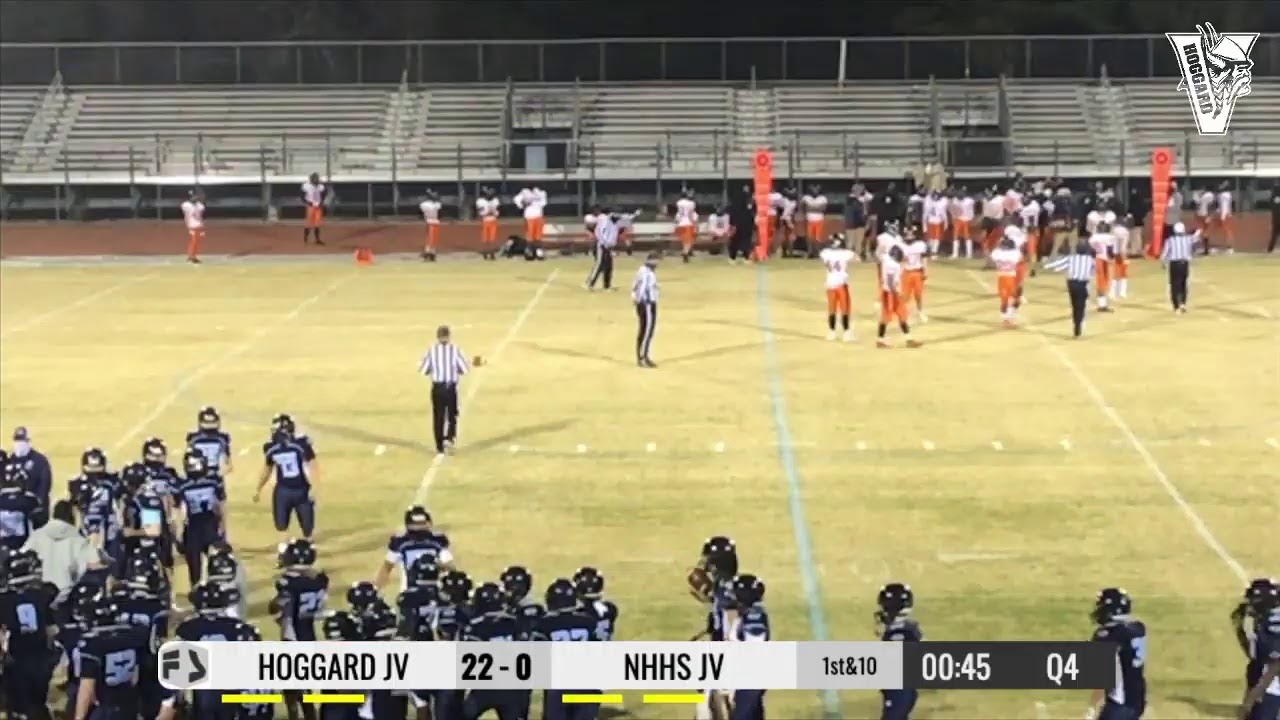 JV Football: Hoggard vs. NHHS - YouTube