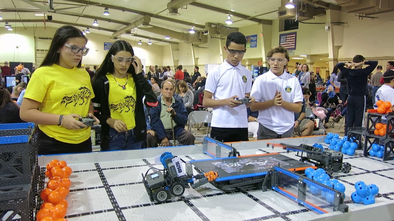 Hialeah Middle School Bronco Bot Team - YouTube