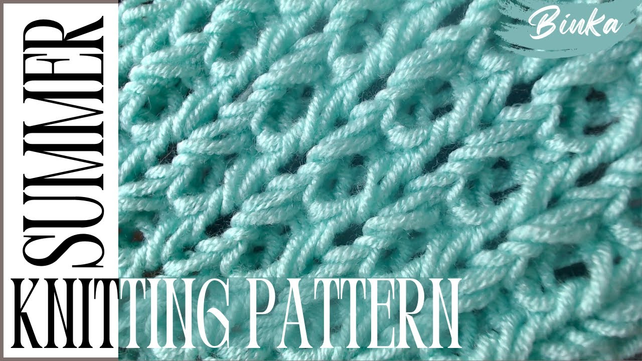 [Bulgarian] NEW summer openwork relief knitting pattern. Лятна релефна ажурна плетка. How to ...