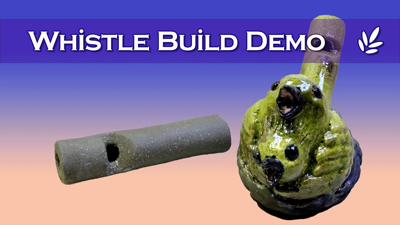 Water Whistle Build Demo | Raku Clay Sculpting | Hand Build | Home Clay ...
