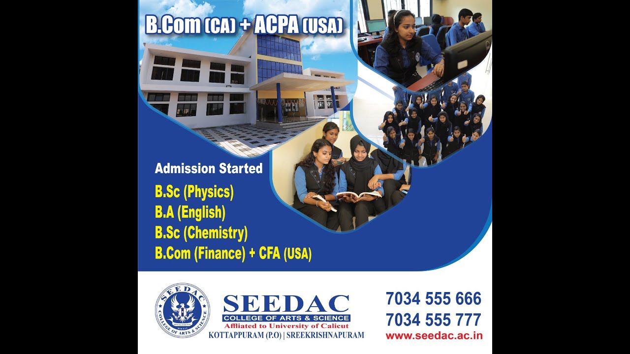 SEEDAC COLLEGE OF ARTS & SCIENCE(Affiliated to University of Calicut ...