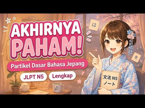 Kuasai Semua Partikel Dasar Bahasa Jepang untuk JLPT N5 | Satu Video, Kurang dari 1 Jam