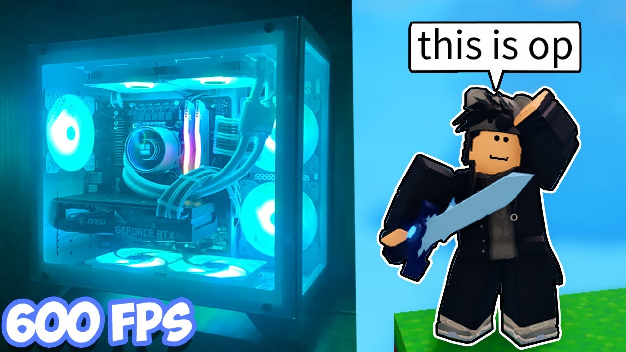 This New Gaming PC is a BEAST... (Roblox Bedwars) - YouTube