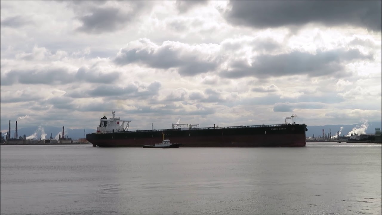 ENEOS ARROW 出港 Crude Oilタンカー(Crude Oil Tanker) - YouTube