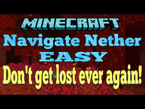 Minecraft Tutorial - Navigate Nether EASY... - YouTube