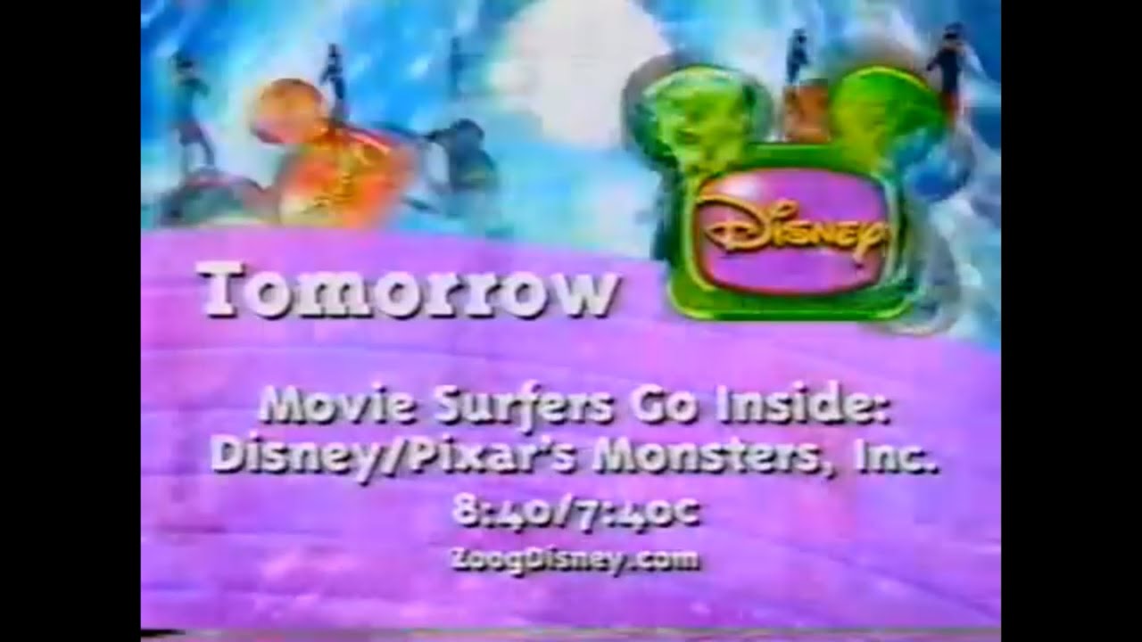 Disney Channel — "Movie Surfers Go Inside: Disney-Pixar's Monsters, Inc ...