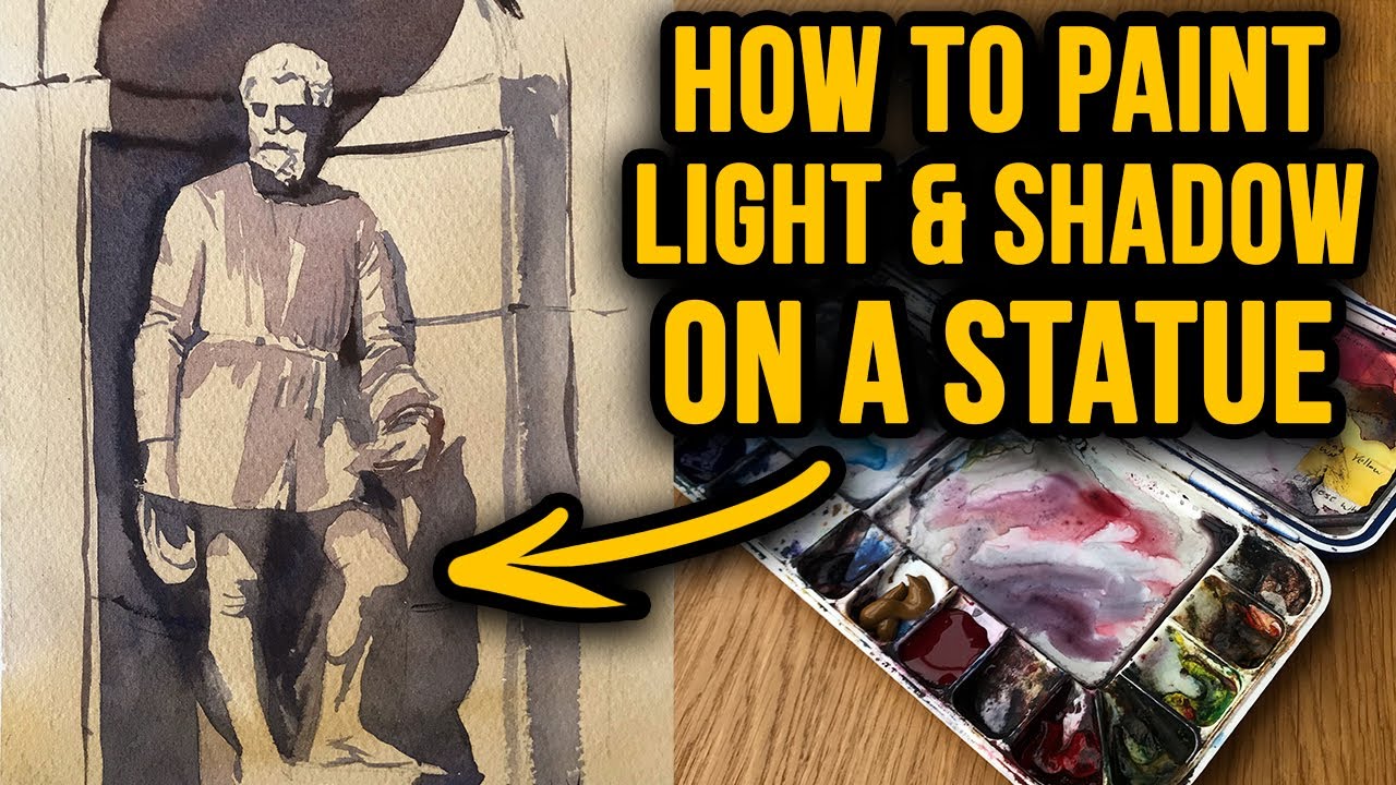 How to Paint Light and Shadow | Concave Statue - YouTube