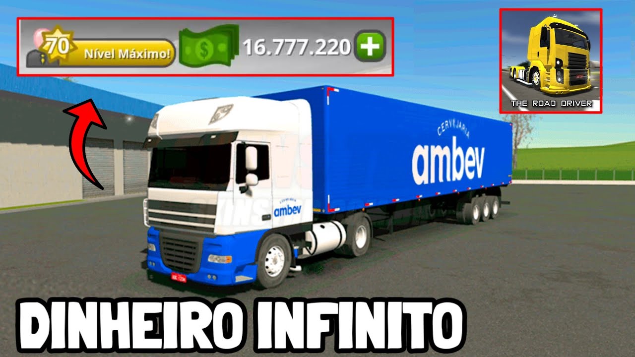 🌟THE ROAD DRIVER MOD DINHEIRO INFINITO | TUDO 100% DESBLOQUEADO ...