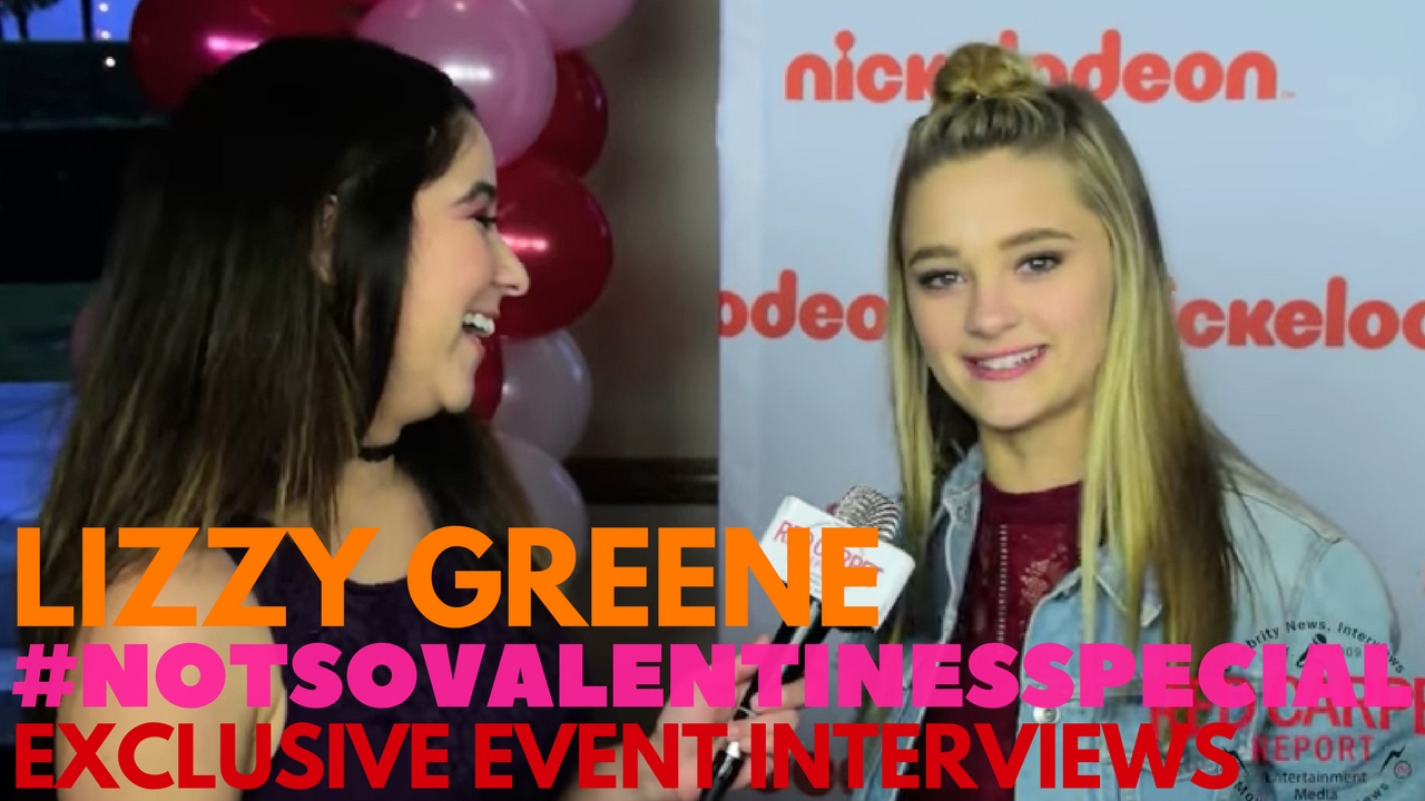 Lizzy Greene #NRDD interviewed at Nickelodeon's Not So Valentine's ...