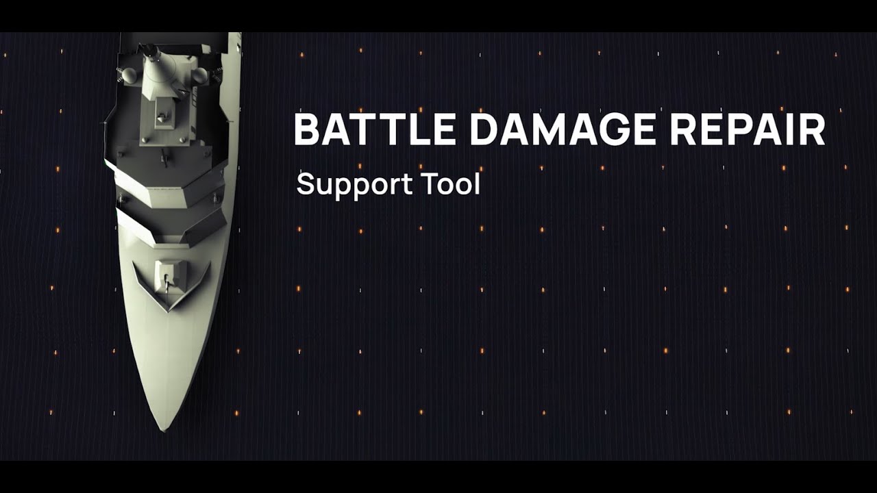 Battle Damage Repair - support tool | Safe and Secure Operations - YouTube