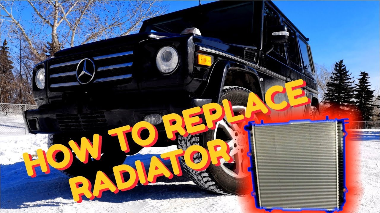 🛠️ Mercedes G WAGON Radiator Replace HOW TO | W463 Mercedes Benz | 2011 ...