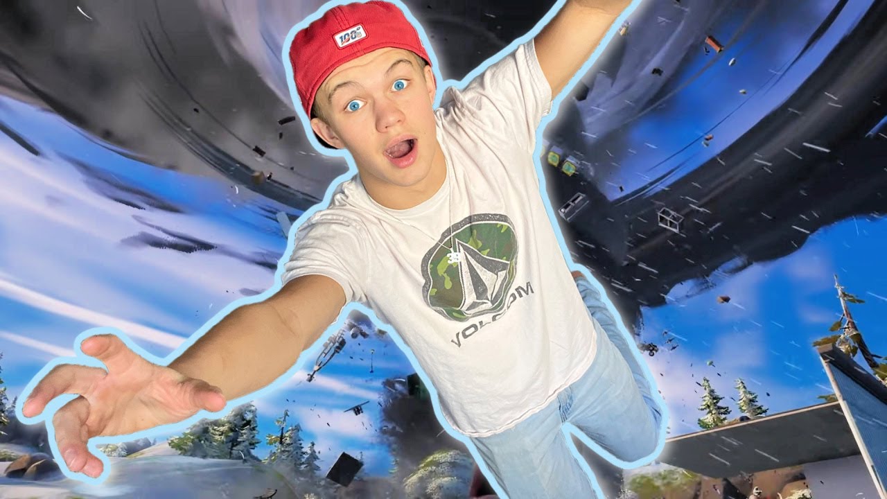 TORNADO Warning! Storm Chasing in FORTNITE - YouTube