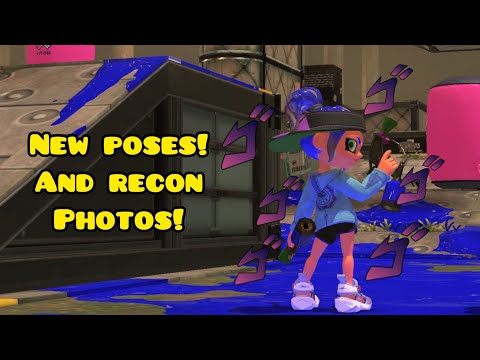 New Splatoon 3 Chill season recon photo mode and new poses!