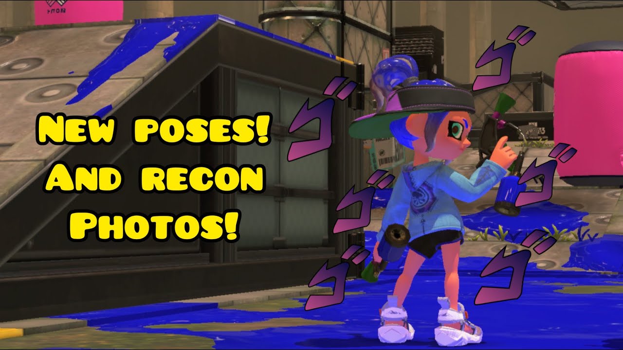 New Splatoon 3 Chill season recon photo mode and new poses! - YouTube