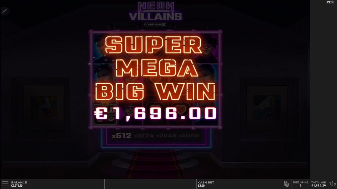 Neon Villains DoubleMax (Yggdrasil Gaming) The True Story of BIG WIN! 💵 ...