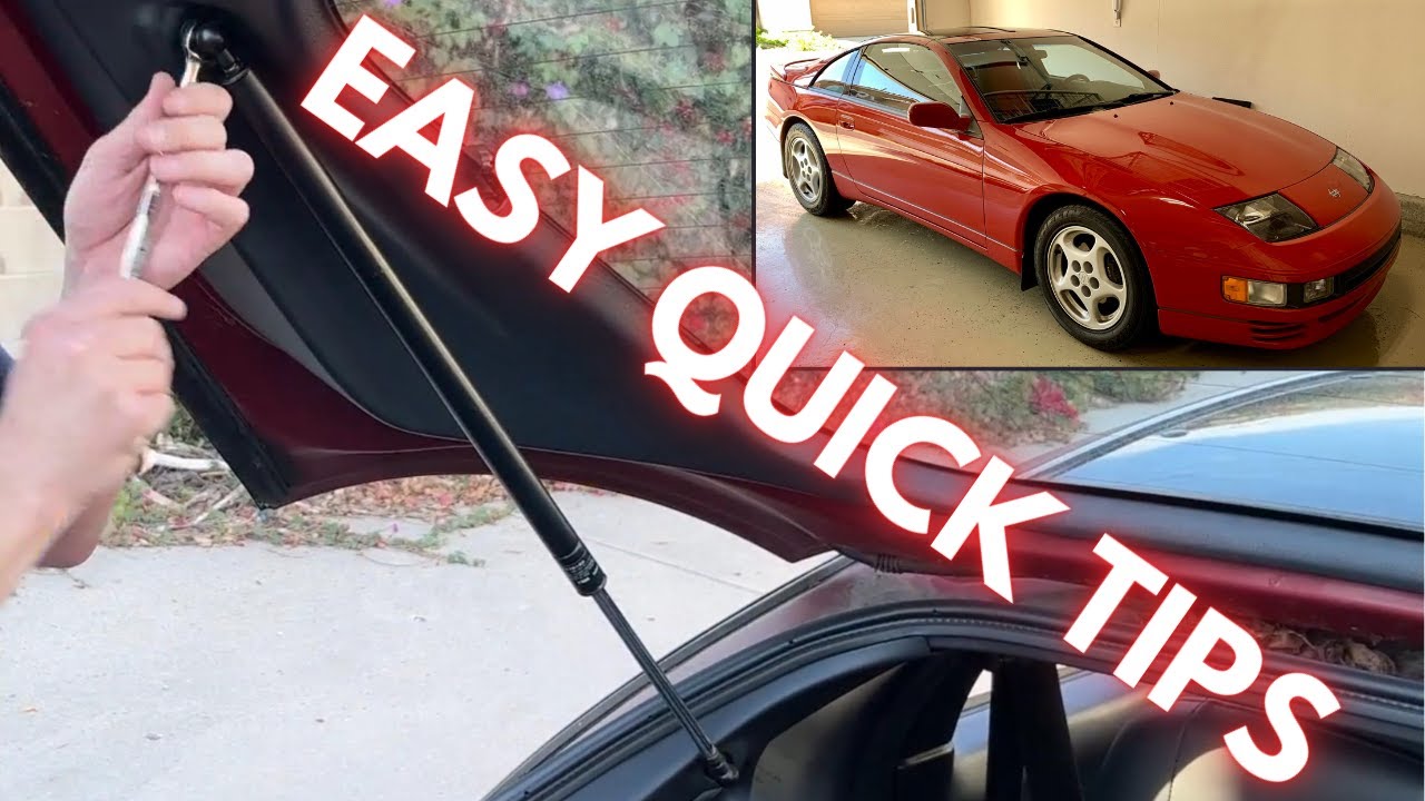 300ZX Z1 HATCH STRUT INSTALL! - YouTube