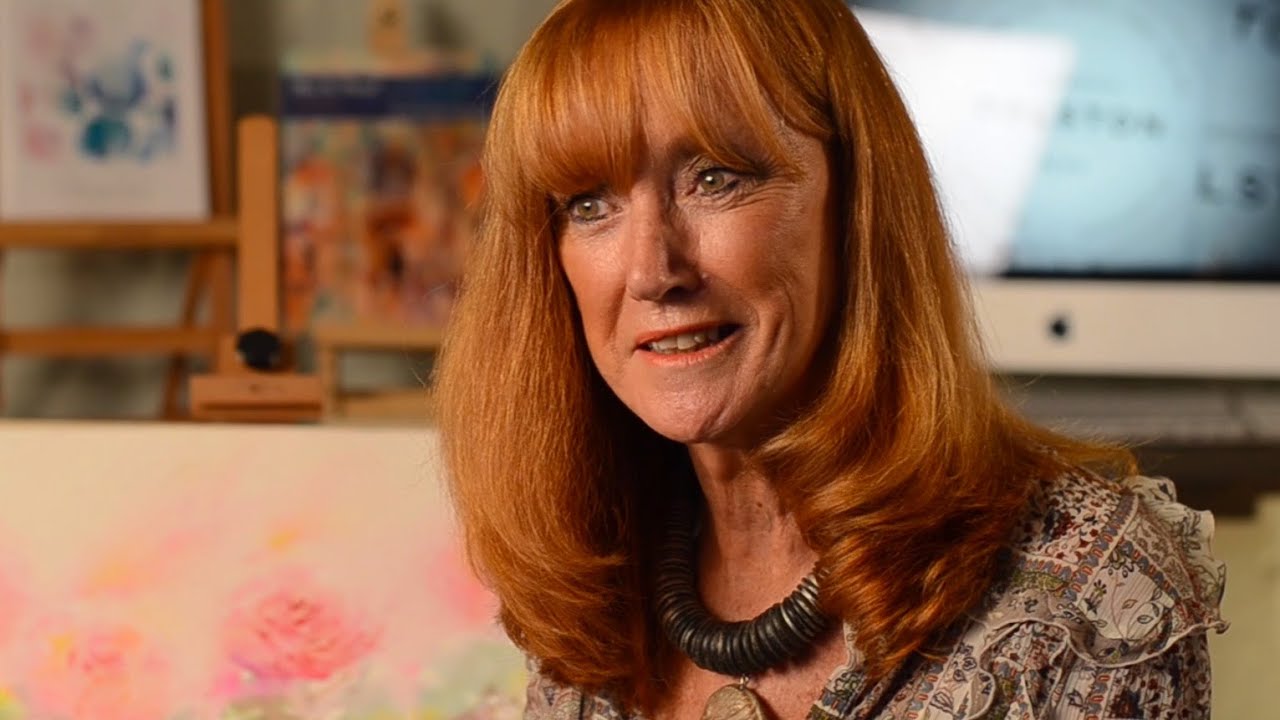 Jean Haines at Jackson's - World of Watercolour Book - YouTube