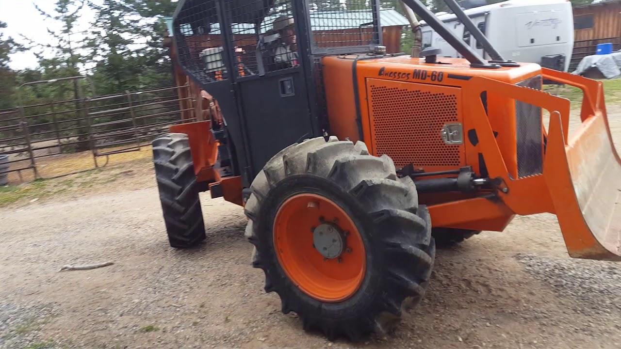 2007 Awassos MD60 Mini Skidder on BigIron Auction - YouTube