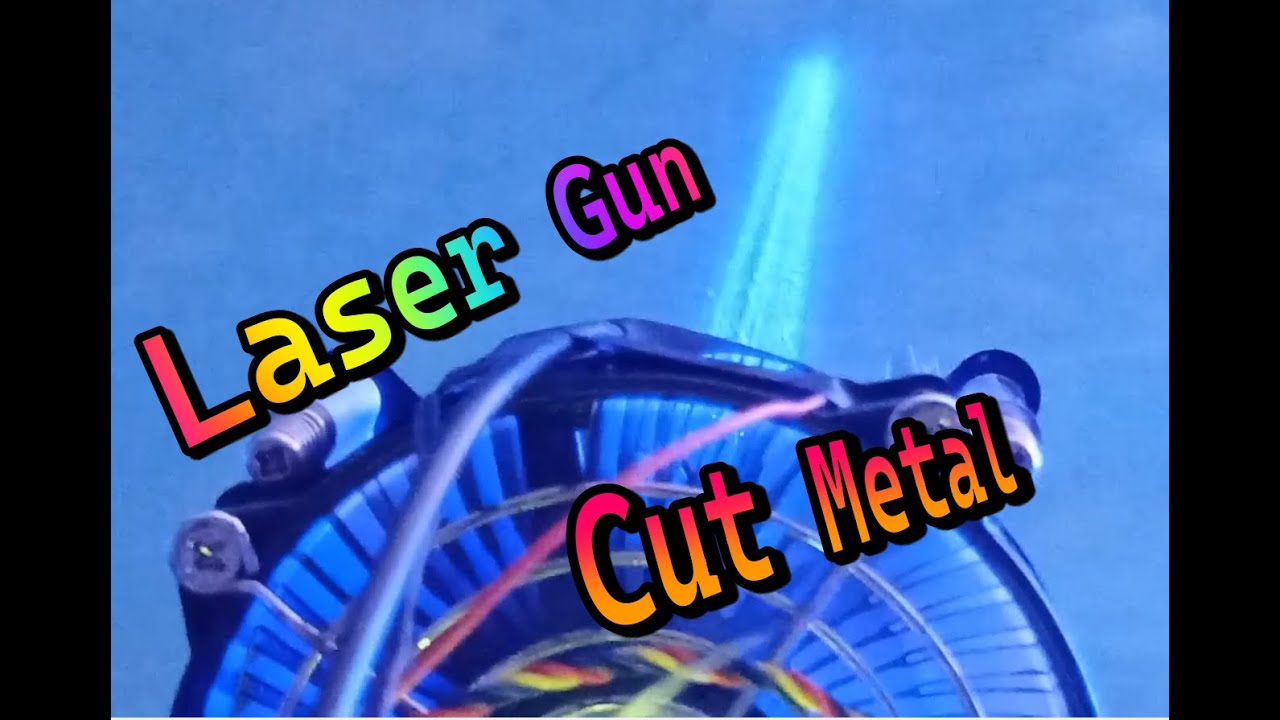 handheld laser gun 大功率手持雷射槍DIY - YouTube