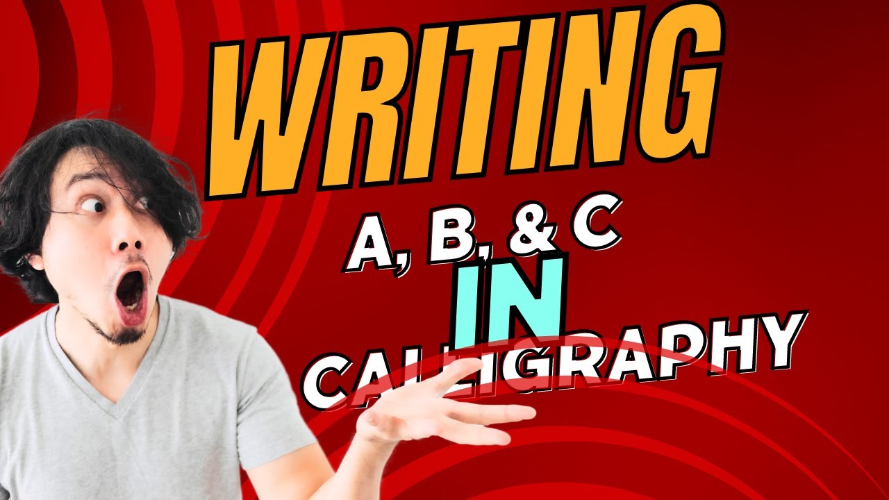myCallio | Writing A, B and C in Calligraphy Beautifully. - YouTube