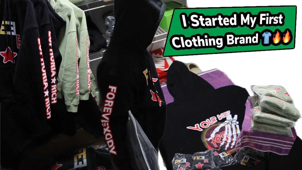 My first clothing brand - YouTube