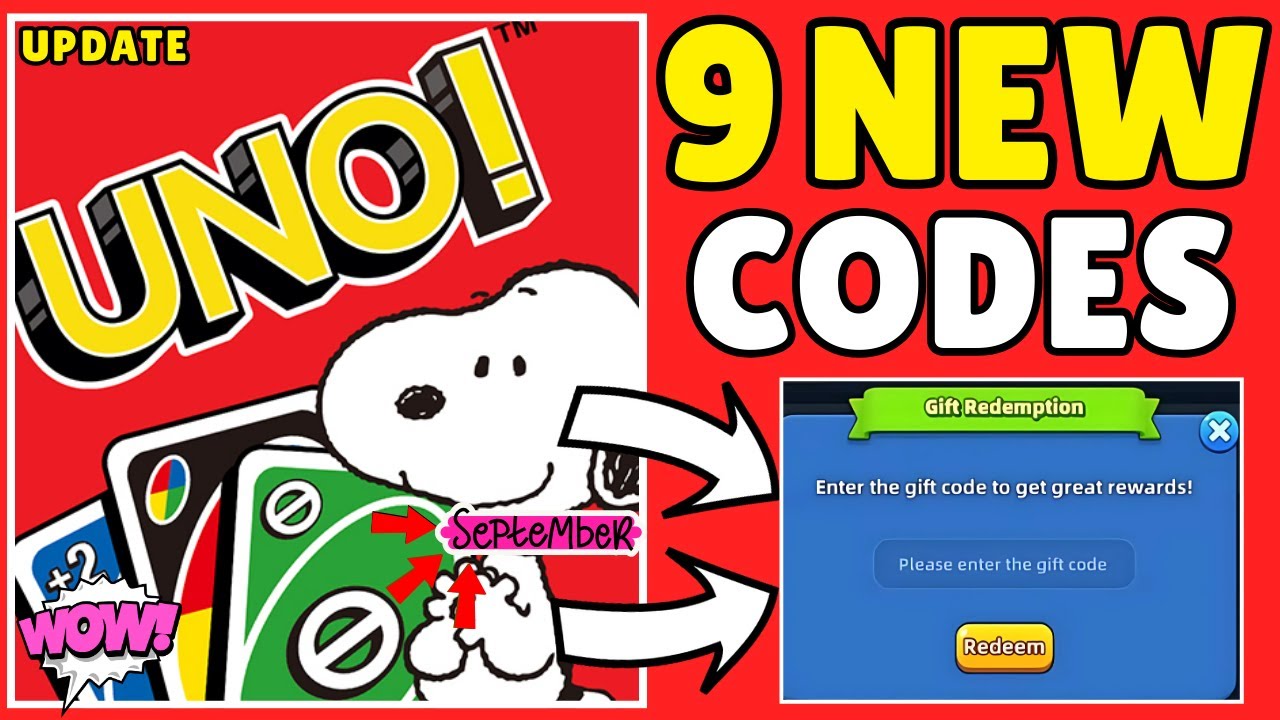 ☑️ UNO Codes 2025 | UNO Gift Codes | UNO Mobile Gift Codes | UNO Redeem ...