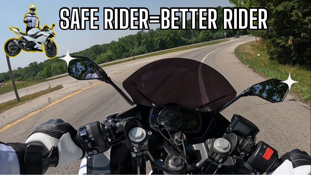 How To Stay Safe When Riding A Motorcycle! - YouTube
