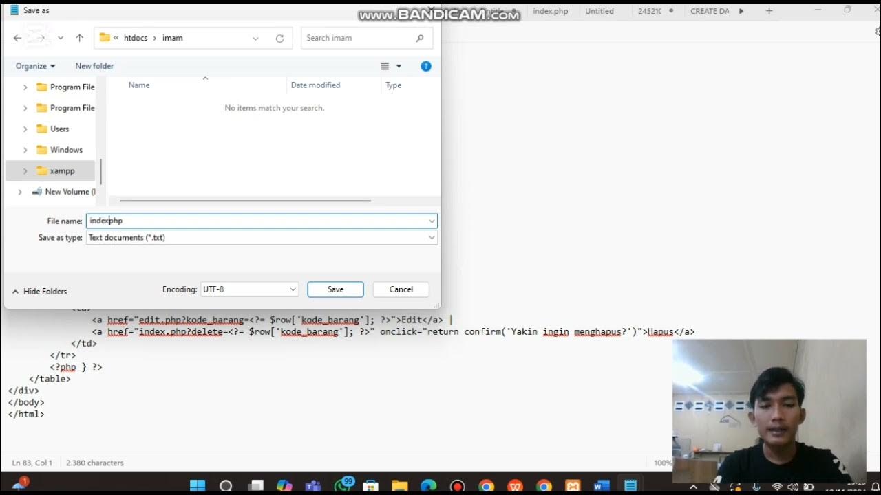 Program CRUD dan Mysql - YouTube