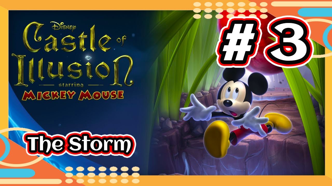Castle of Illusion Mickey Mouse - The Storm Gameplay - Fırtına Bölümü ...