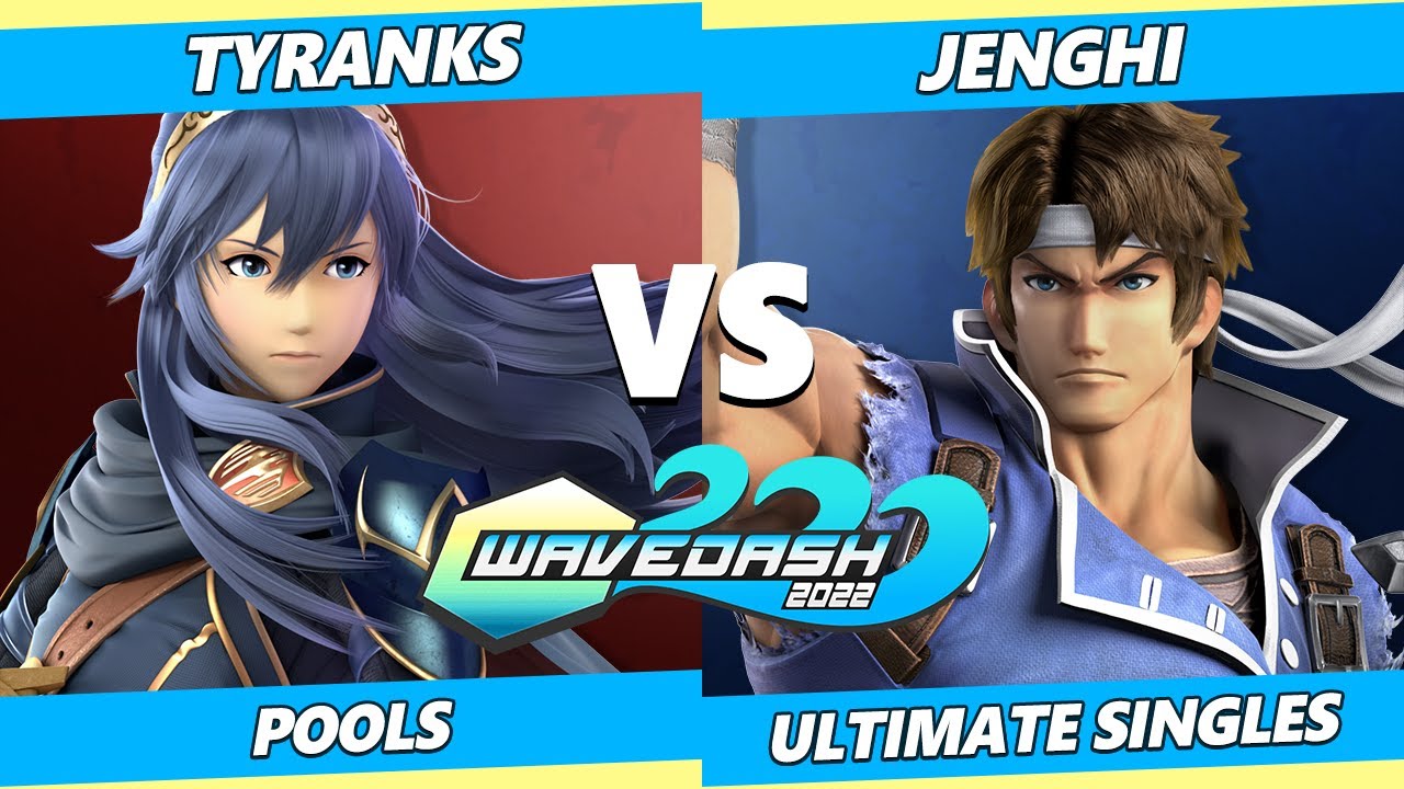 Wavedash 2022 - Tyranks (Lucina) Vs. Jenghi (Richter) SSBU Ultimate Tournament - YouTube
