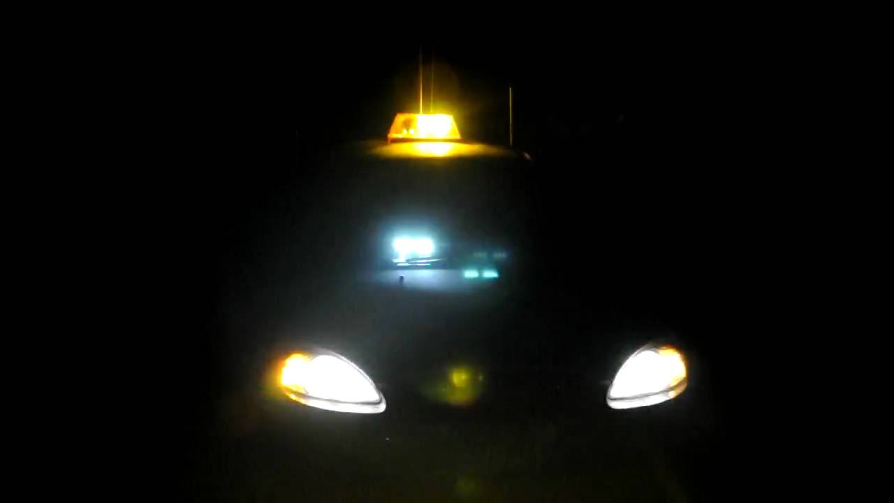 SKYWARN Weather Observation Vehicle Emergancy Lights at Night - YouTube